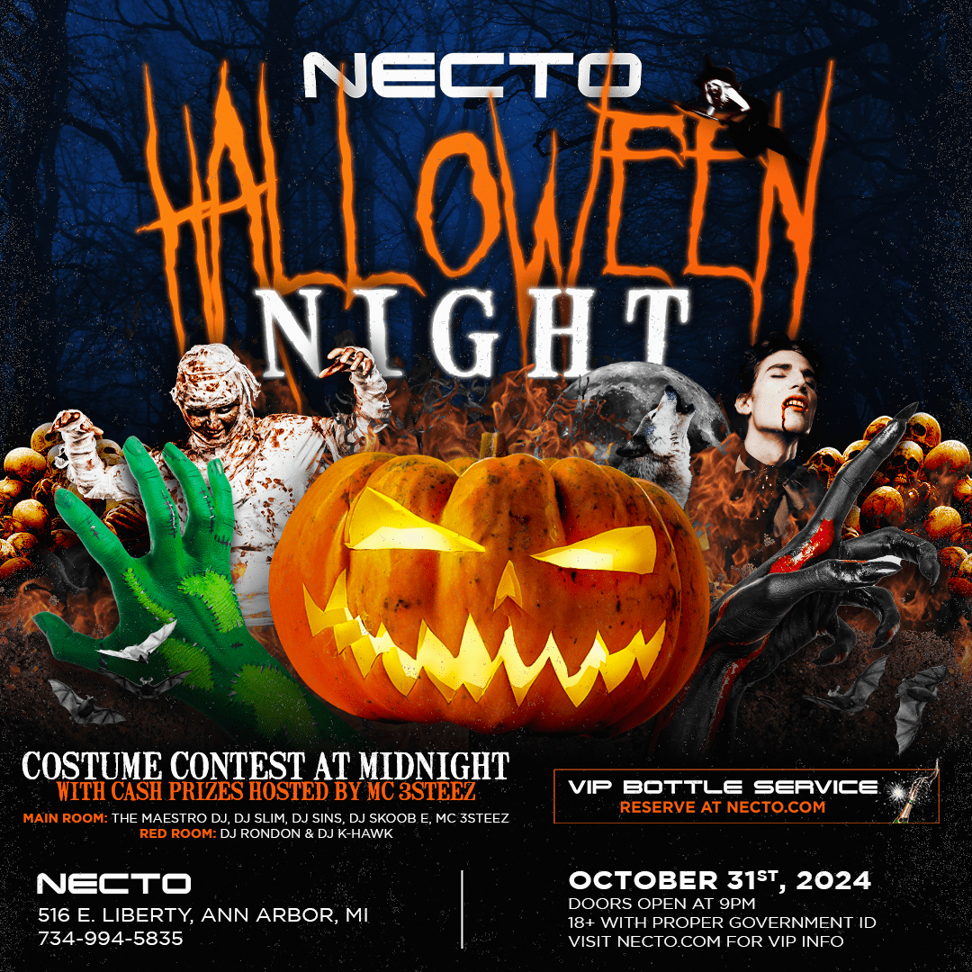 Calendar | Necto Dance Club & Event Venue, Ann Arbor, Michigan