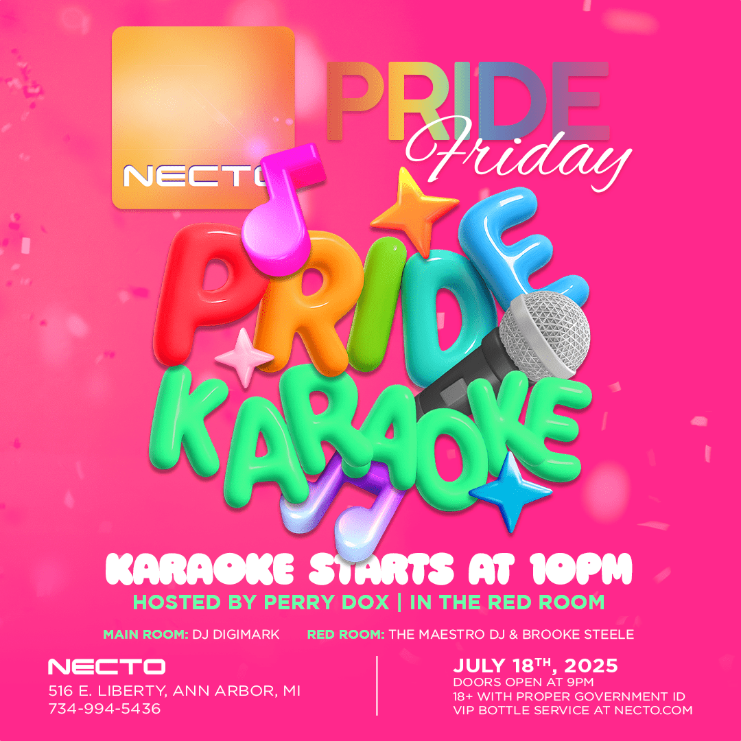 Calendar | Necto Dance Club & Event Venue, Ann Arbor, Michigan